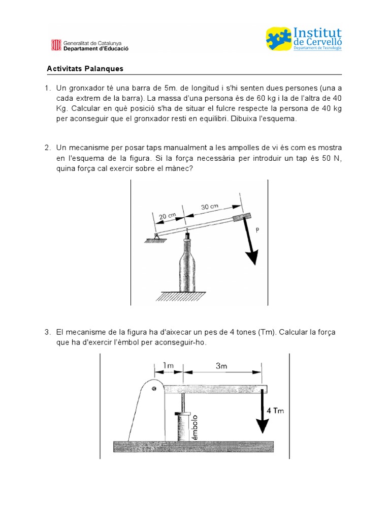 Activitats Palanques | PDF