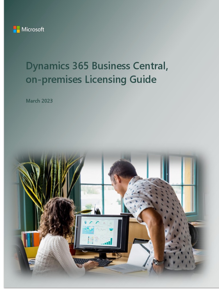 Dynamics 365 Business Central On-Premises Licensing Guide | PDF | Cloud Computing | Computing