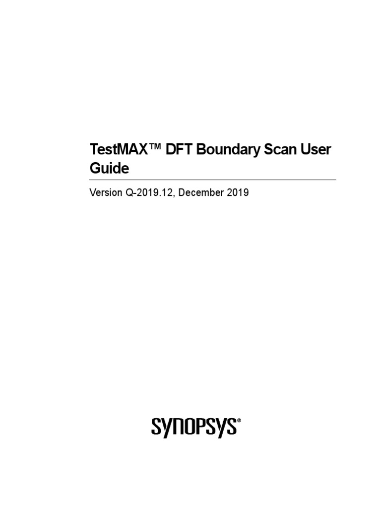 TestMAX DFT Boundary Scan User Guide | Download Free PDF | Computer ...