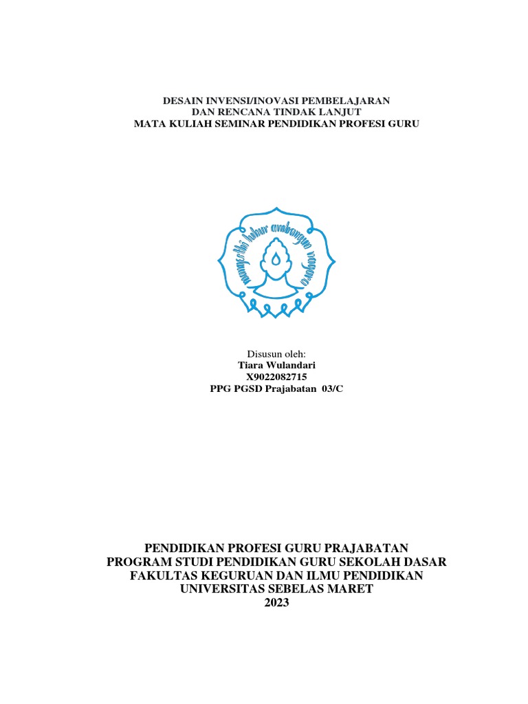 Desain Inovasi Dan Rencana Tindak Lanjut - Tiara Wulandari | PDF | Seni