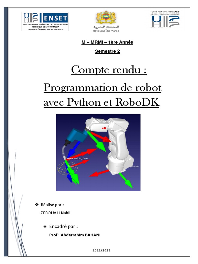 TP Robot DK | PDF