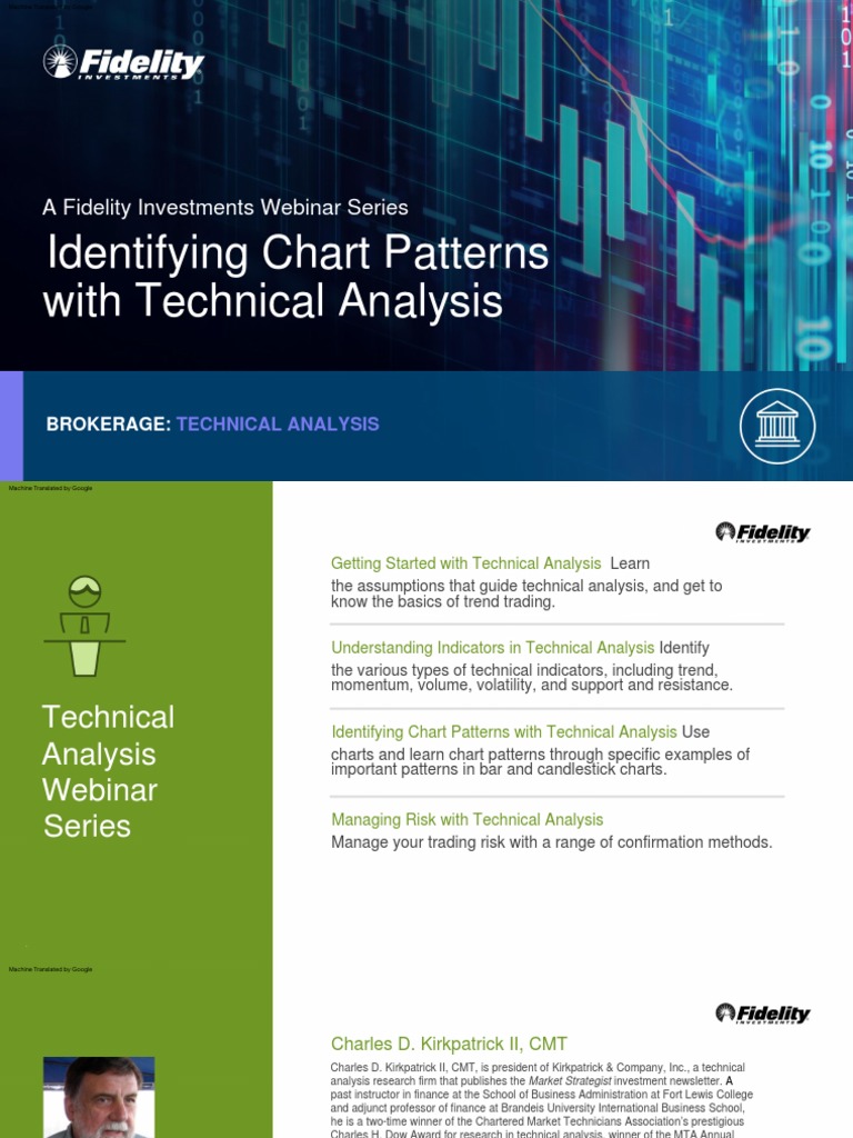 Identifying Chart Patterns With Technical Analysis: A Fidelity Investments Webinar Series | PDF ...