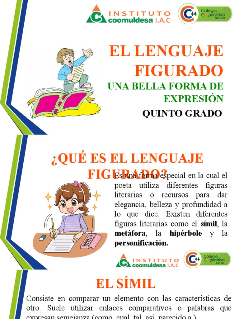 Lenguaje Figurativo en Poesía Escolar | PDF | Ficción general