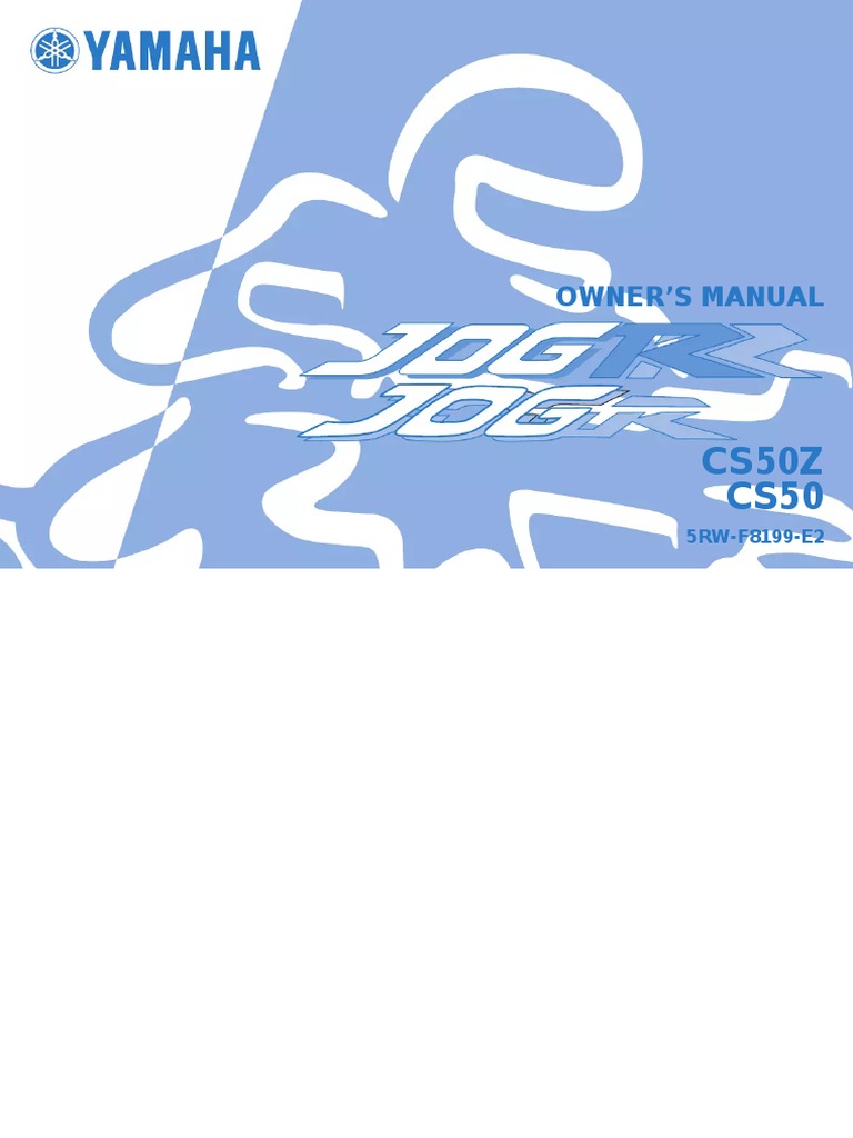 Manual Yamaha JOG 50R (2004) (56 Páginas) | PDF