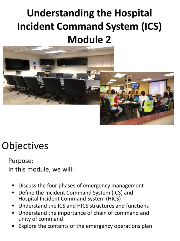 HEICS Module-2-Understanding-Hospital-ICS | PDF | Emergency Management ...