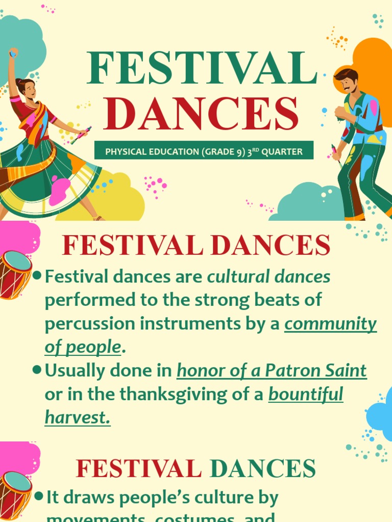 Festival Dances Overview for Grade 9 | PDF