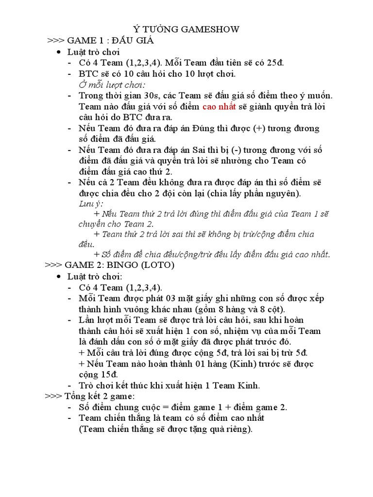 GAMESHOW (Pig) | PDF