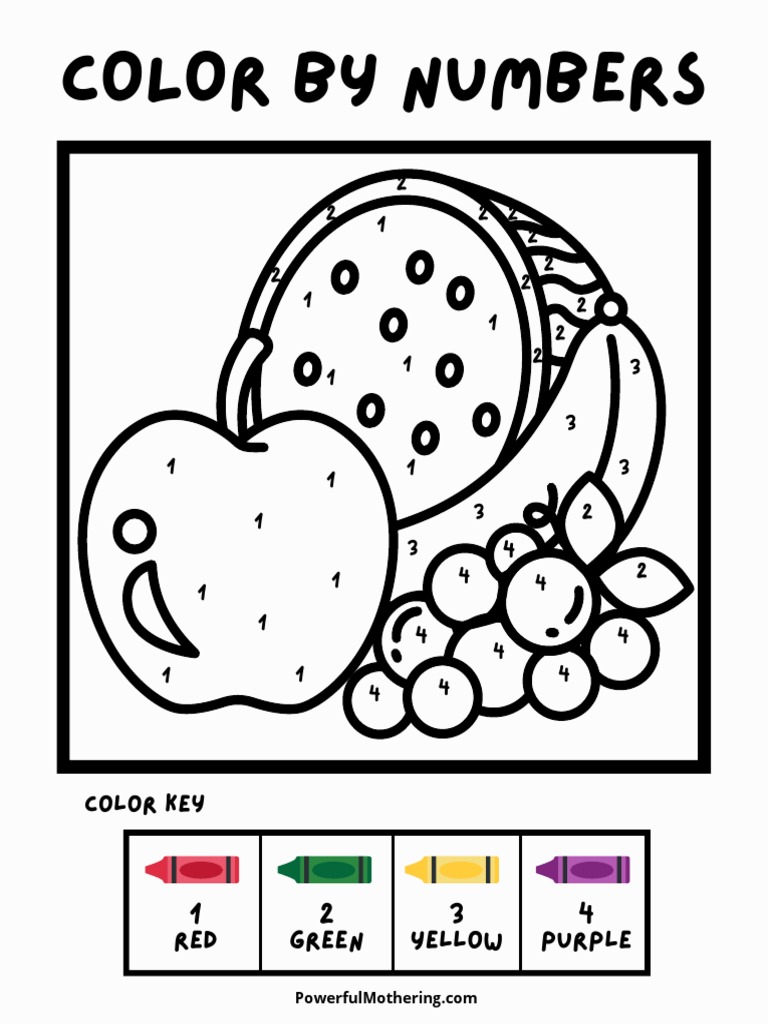 Color by Numbers | PDF | Yellow | Color
