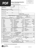 Laboratory Blood Request Form | PDF | Dose (Biochemistry) | Chemistry