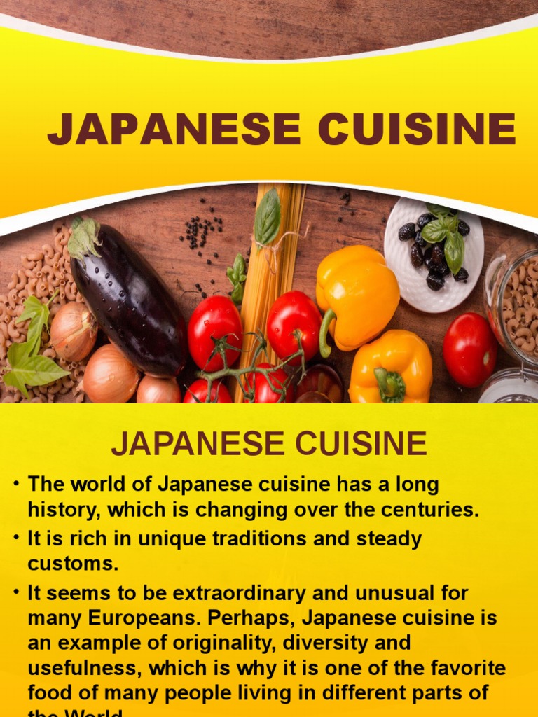Japanese Cuisine | PDF