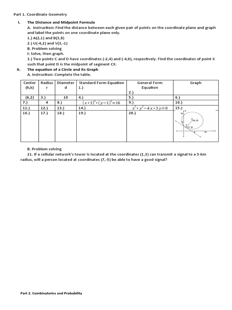 Math 10 Reviewer | PDF | Probability | Plane (Geometry)