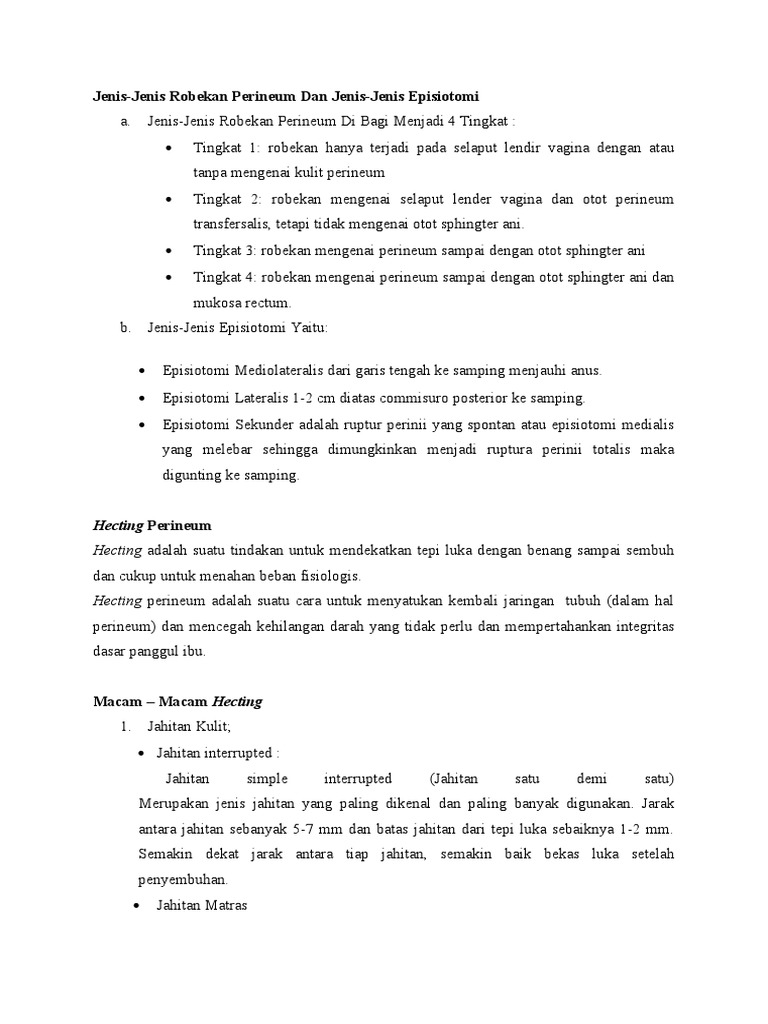 Jenis Jenis Hecting Tugas | PDF