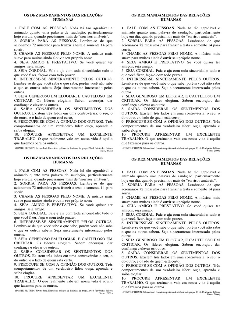 Os 10 Mandamentos Pdf