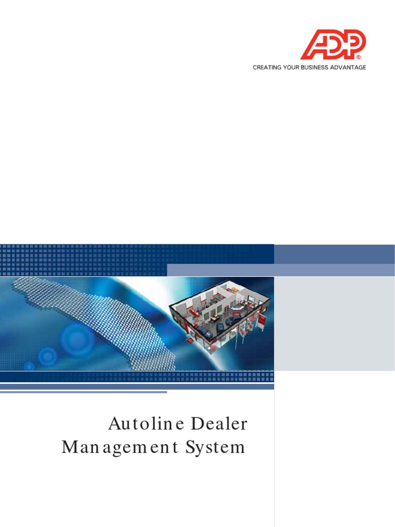 Autoline Brochure | PDF | Customer Relationship Management | Receipt