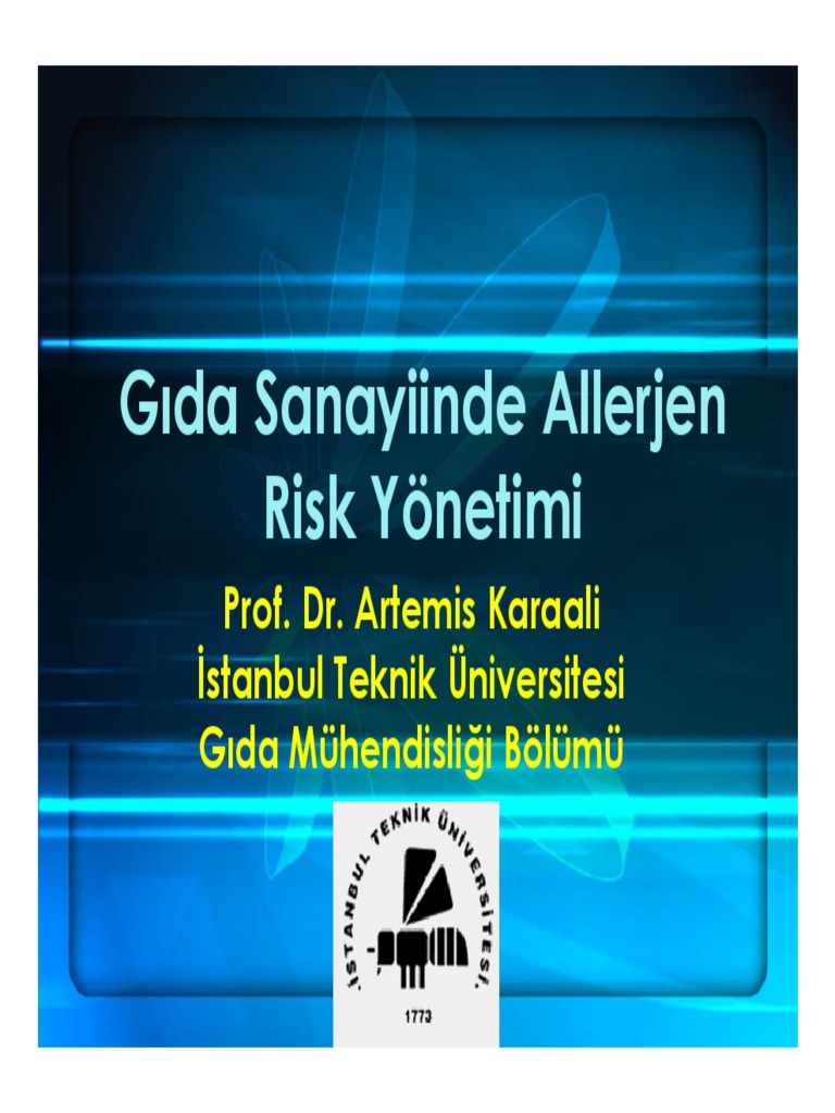 Alerjen Risk Yonetimi | PDF