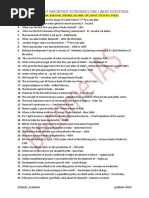 1500+ GK One Liners For SSC CGL | PDF | Sodium Bicarbonate | Bone