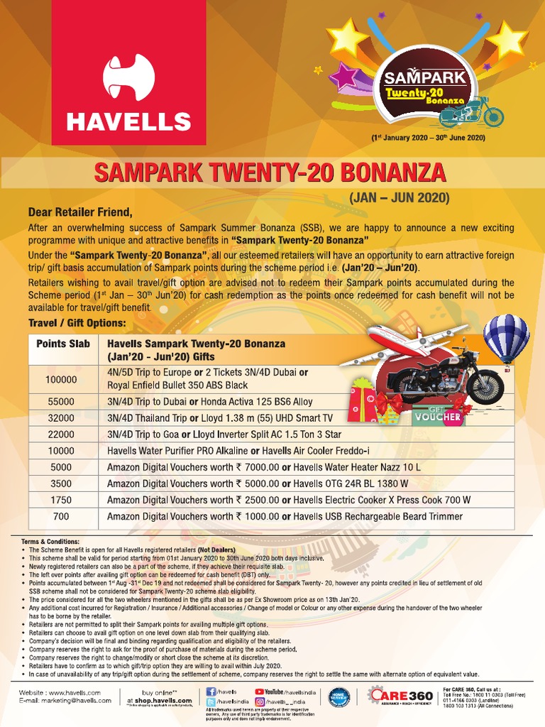 Havells Sampark Bonanza 2020 | PDF