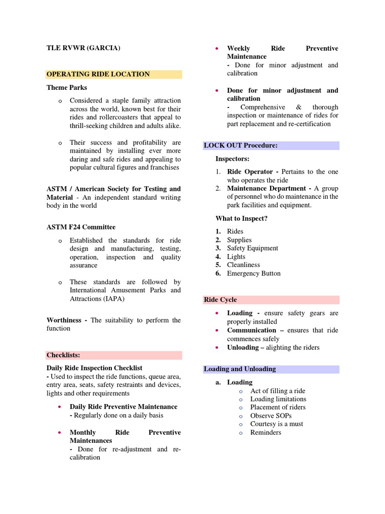 Tle RVWR | PDF | Safety