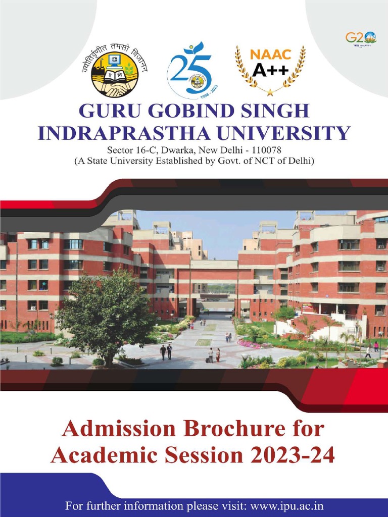 GGSIPU Admission Brochure | PDF