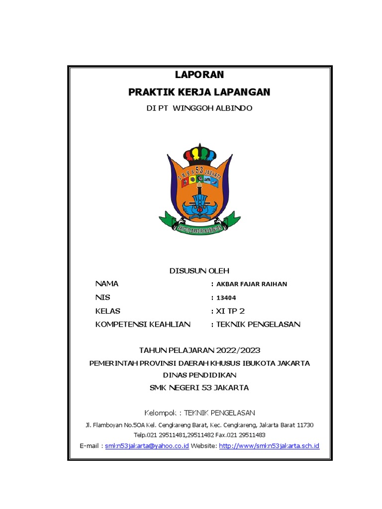 Laporan PKL di PT Wingoh Albindo | PDF