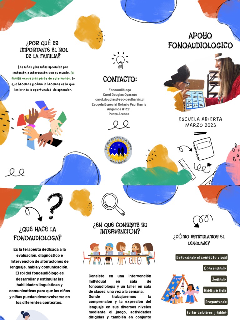 Tríptico Escuela Abierta PH | PDF | Aprendizaje | Sicología