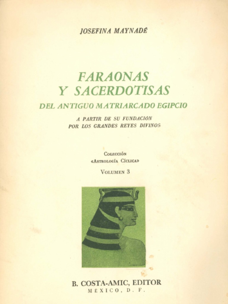Faraonas y Sacerdotisas - Maynade Josefina | PDF