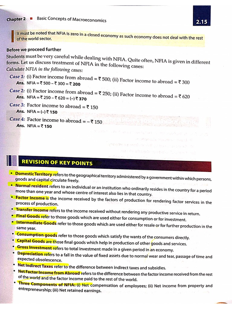 CH 02 Macroeconomics Sandeep Garg 23-24 Edition Class 12th | PDF