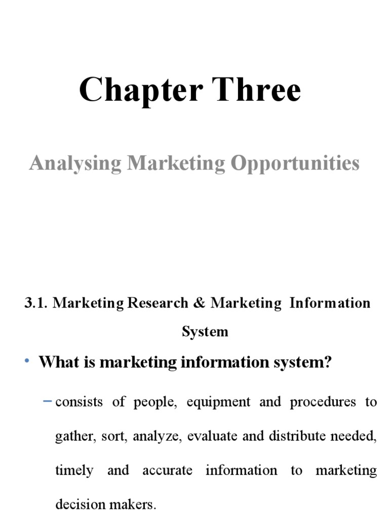 Chapter 3 Markting | PDF | Sampling (Statistics) | Consumer Behaviour