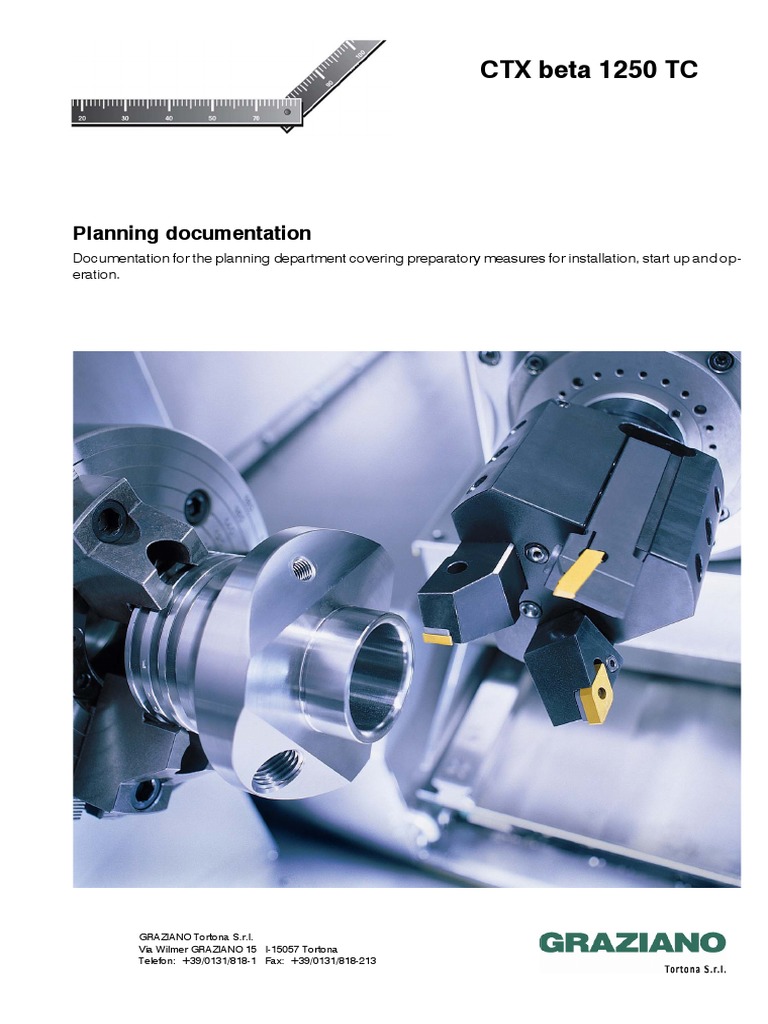 Planning Documentation - CTX Beta 1250 TC | PDF
