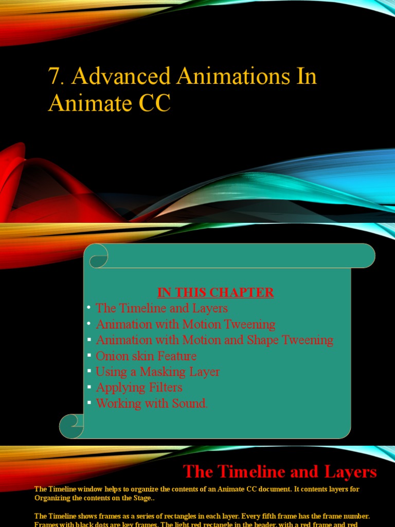 Advanced Animations in Animate CC | Download Free PDF | Computing ...