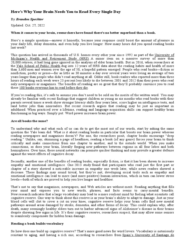 Q2 - Performance Task 2.2 Reading | PDF | Cognition | Learning