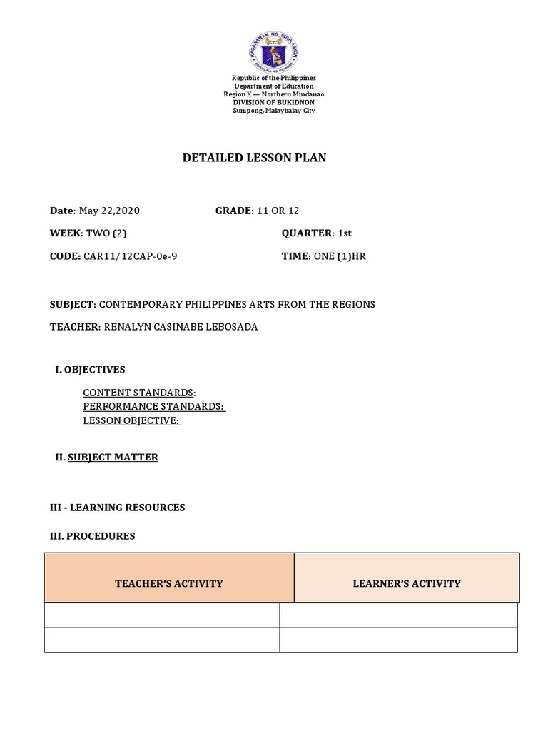 Web-My Lesson Plan - Demo | PDF | Lesson Plan | Communication