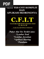 Manual Test Cfit | PDF