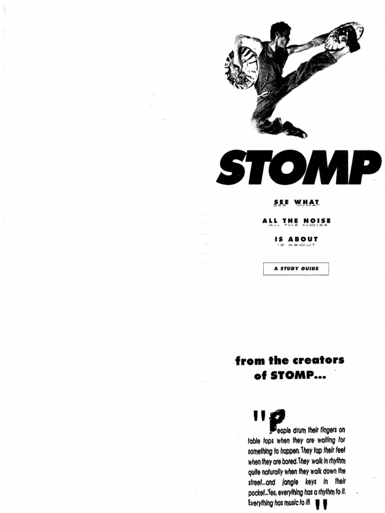 Stomp Study Guide 062915 | PDF