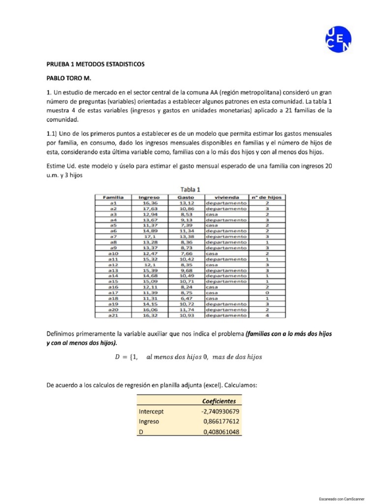 Metodos Estadisticos 5655626 | PDF