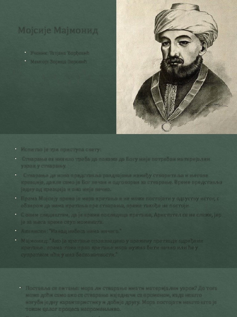 Mojsije Majmonid3 | PDF