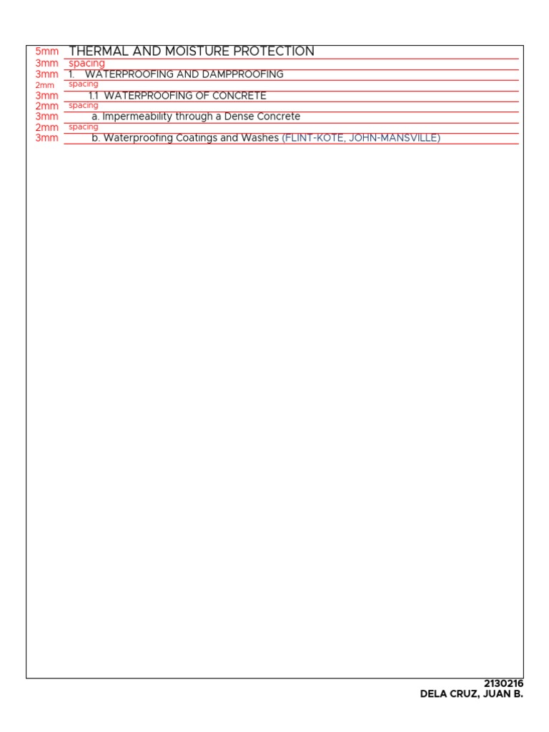 Thermal and Moisture Protection | PDF