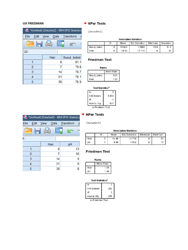 UJI Friedman Dan BNT | PDF