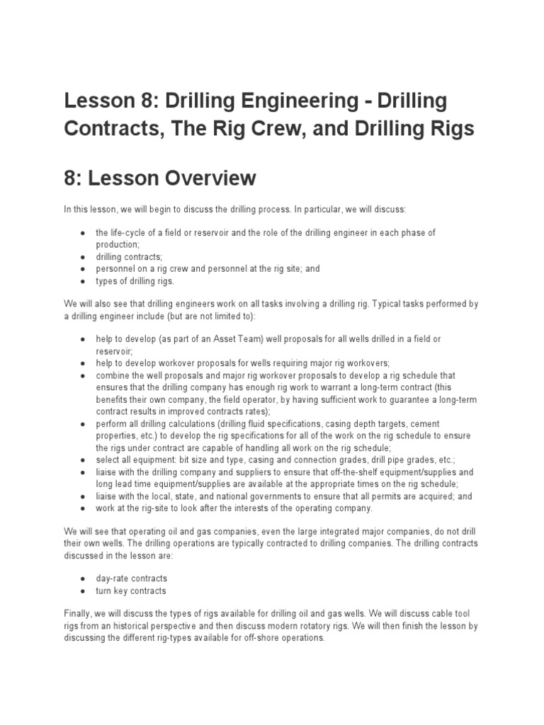 Drilling Eng 001 Download Free Pdf Petroleum Reservoir