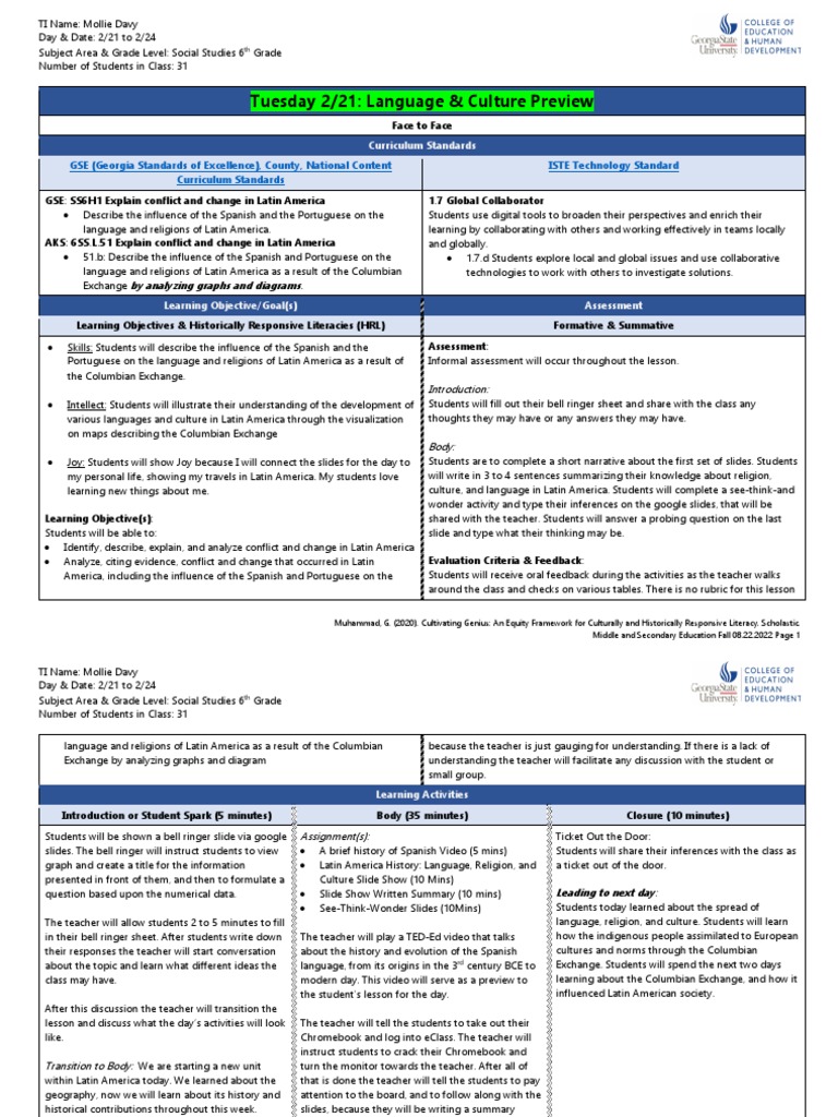 Week 3 Segment 1 | PDF | Classroom | Teachers