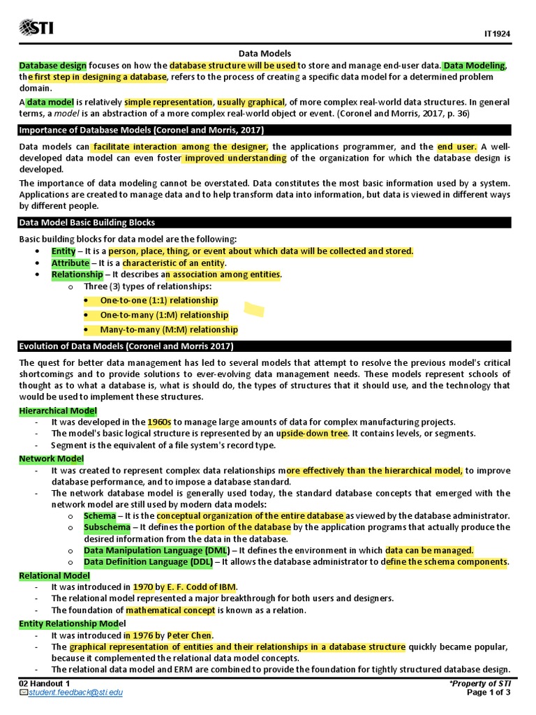 02 Handout 144-Unlocked | PDF | No Sql | Databases