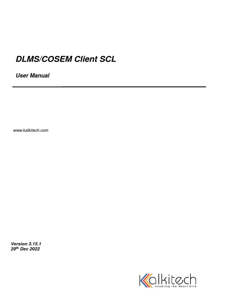 DLMS Client UserManual | PDF | Port (Computer Networking ... DLMS Client UserManual | PDF | Port (Computer Networking ...