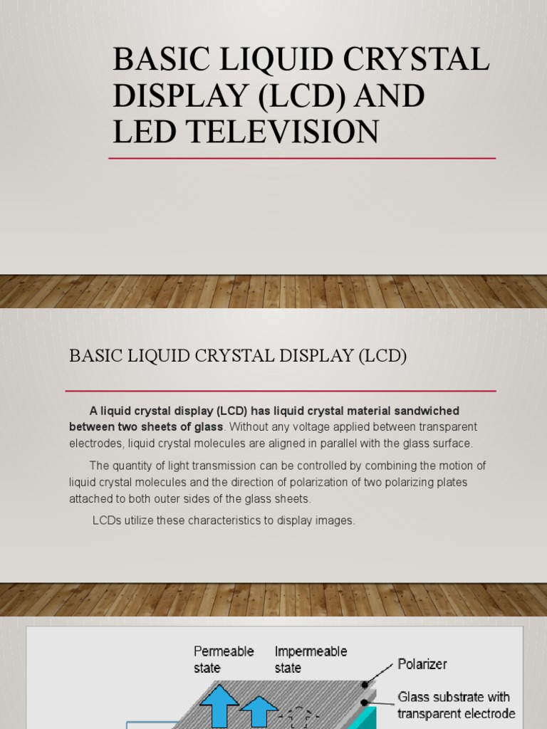 Basic Liquid Crystal Display (LCD) and | PDF | Liquid Crystal Display ...