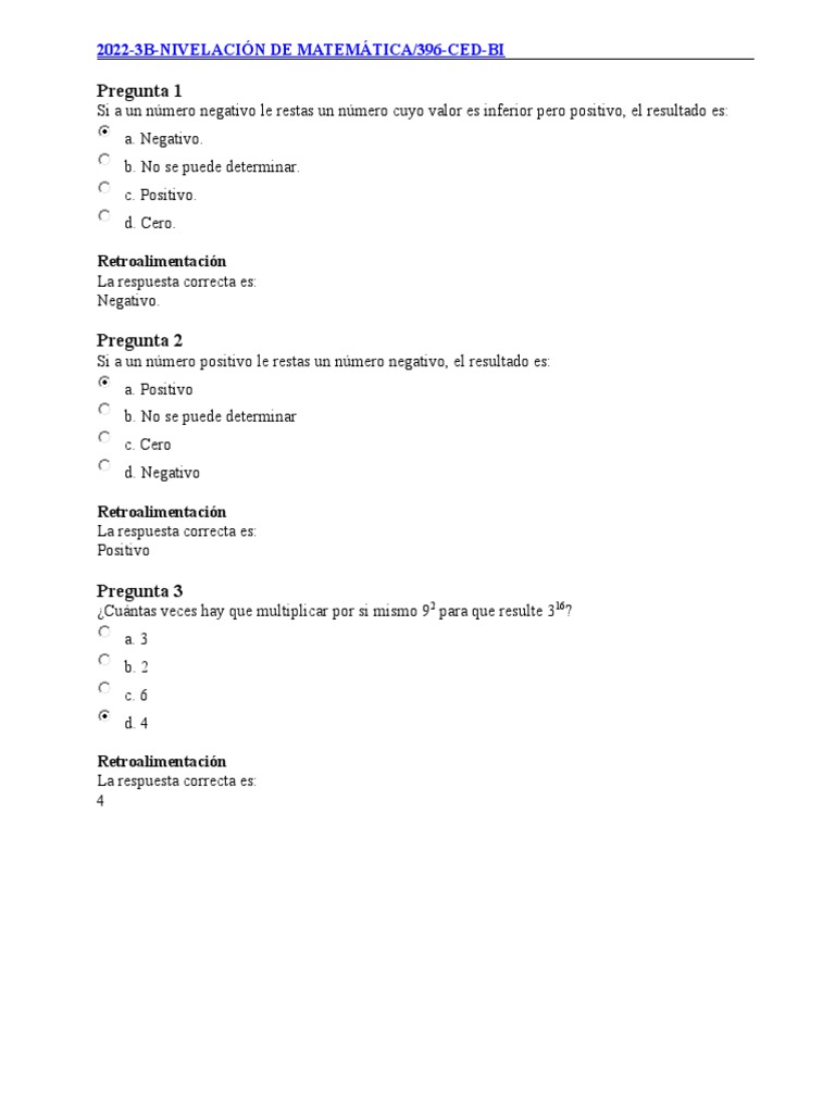 Prueba 1 Matematicas | PDF