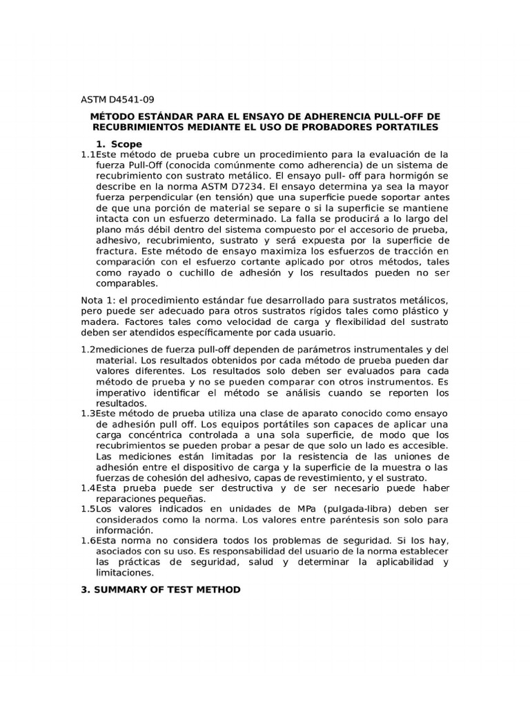 Astm D4541 | PDF