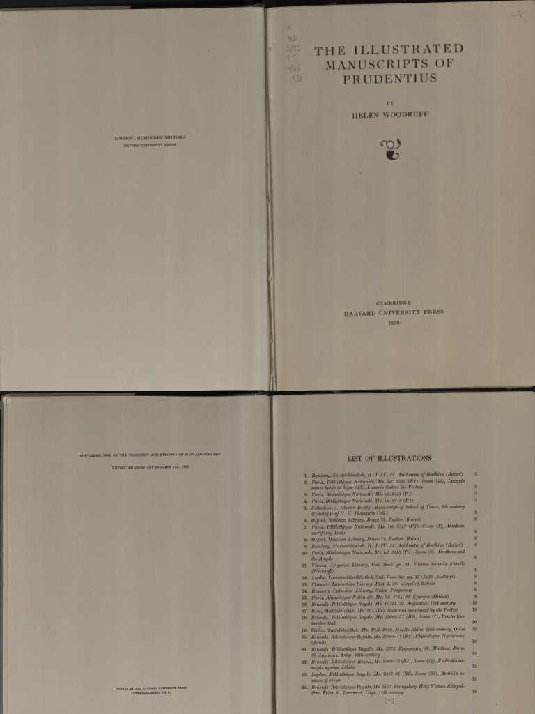 Woodruff-The Illustrated Manuscripts of Prudentius | PDF