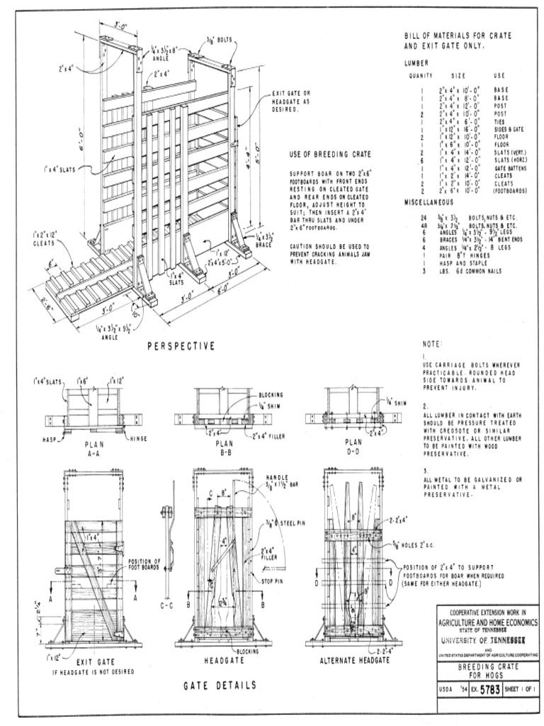 5783 - Swine Breeding Crate | PDF