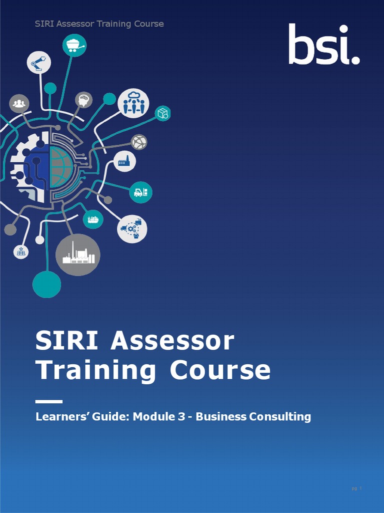 (SIRI Assessor Training) Module 3 - v2 | PDF | Consultant | Business