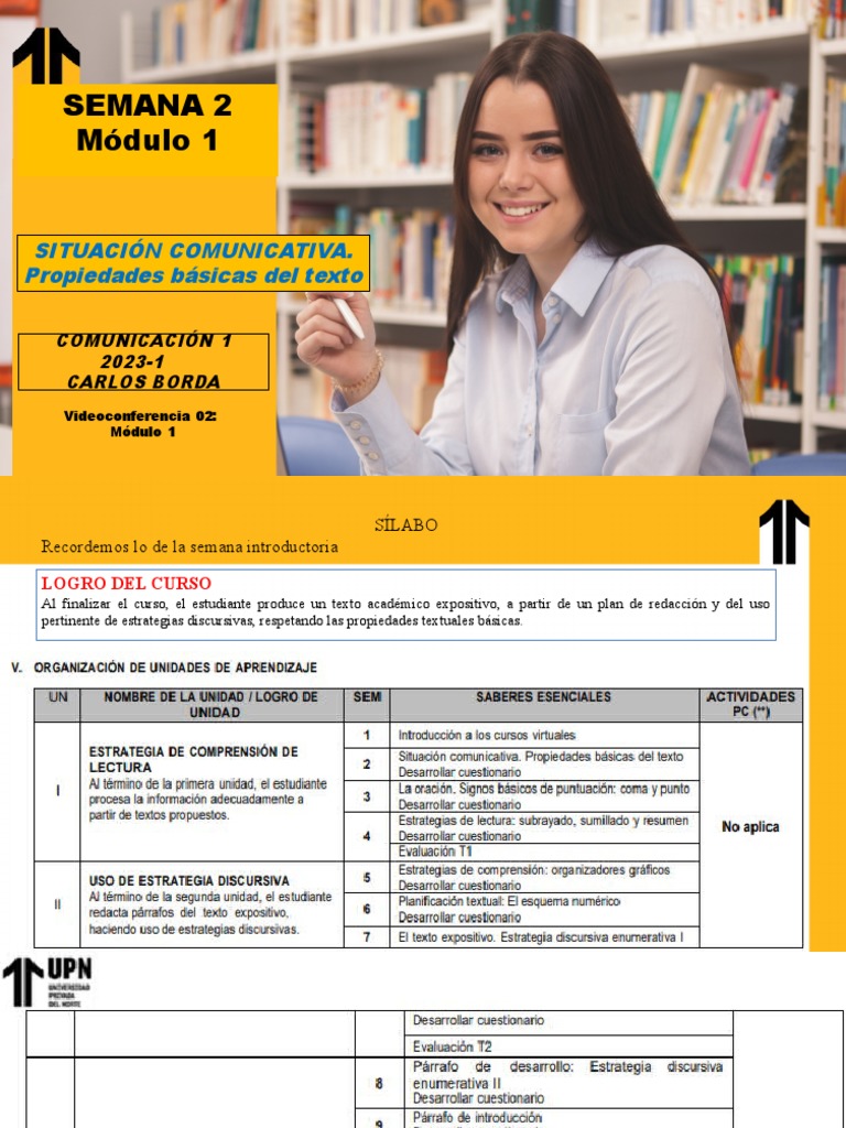 Comu 1 Sem 2 Mód 1 | PDF | Comunicación | Comunicación humana