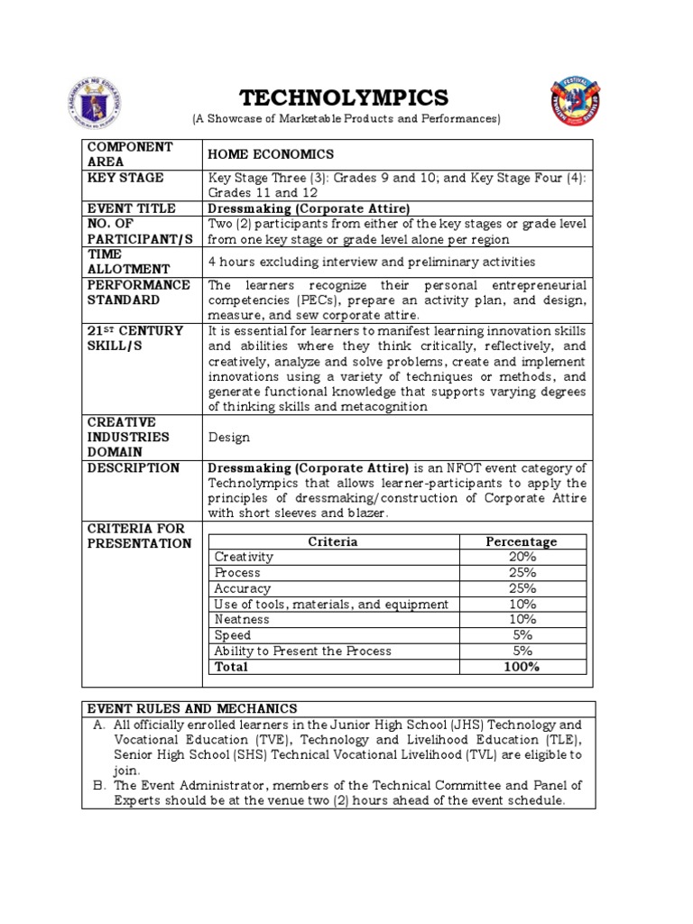 Technolympics Contest Packages Pdf Educational Technology Learning